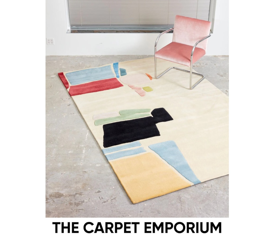 Modern Hand Tufted Rug, 100% NZ Wool Carpet for Home Decor, Bedroom ...