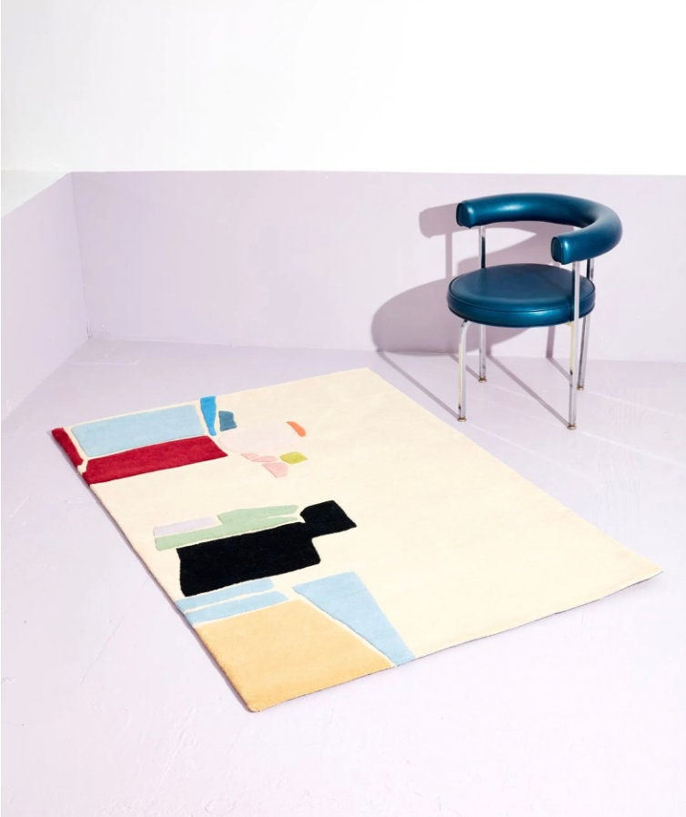 Modern Hand Tufted Rug, 100% NZ Wool Carpet for Home Decor, Bedroom ...