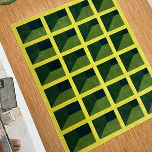 Garden Maze green Rug Hand-tufted 100% Wool Handmade Area Rug Carpet ...