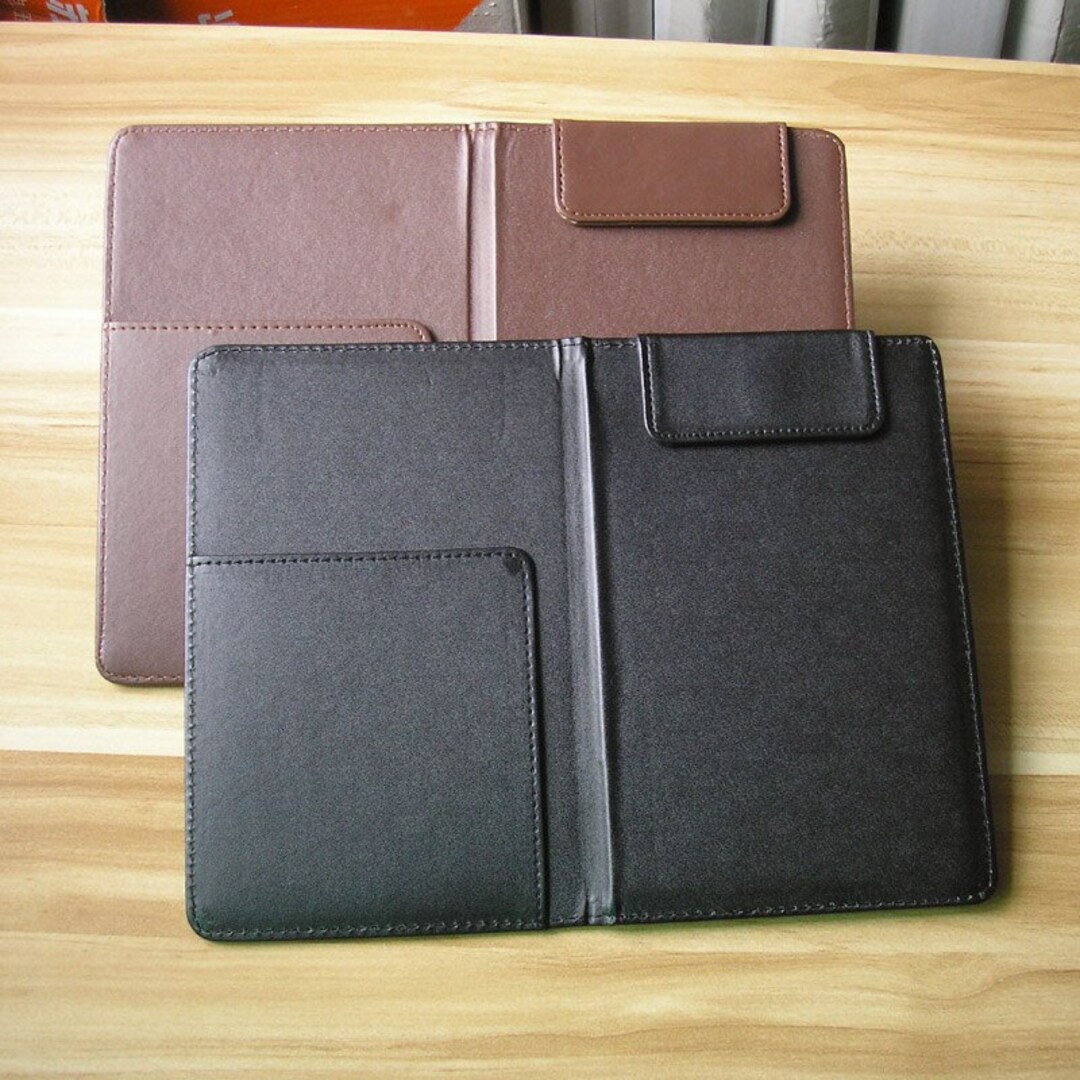 Receipt Book Leather Holder Personalized Checkbooks Guest Bill ...