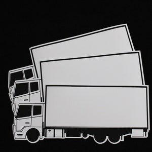 Customizable Box Truck Stickers 3 Pack - Etsy