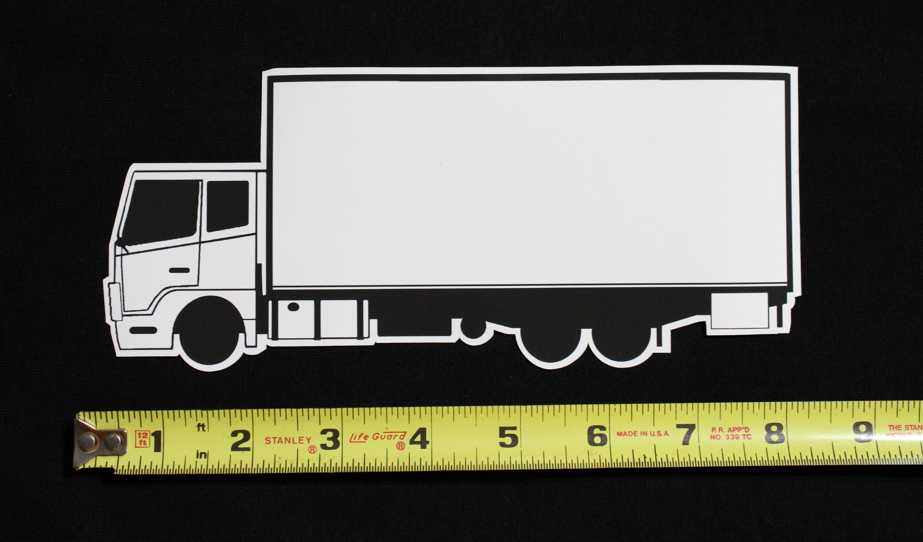 Customizable Box Truck Stickers 3 Pack - Etsy