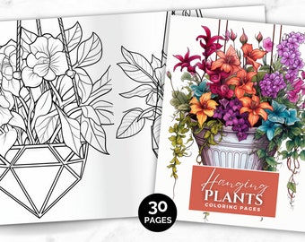 Cactus Coloring Book 20 Cactus Plants Coloring Pages Instant Download ...