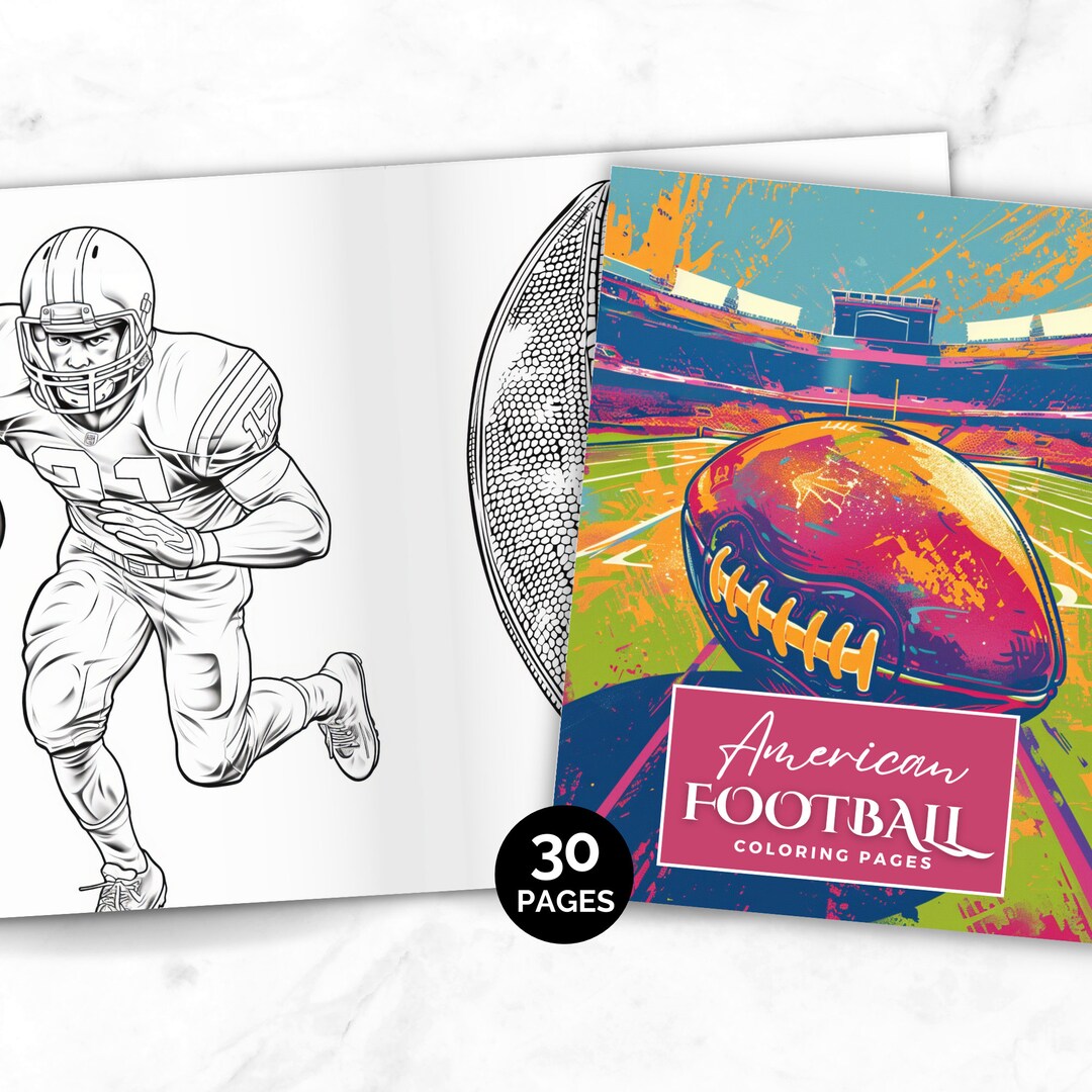 American Football Coloring Pages, 30 Printable Football Coloring Pages ...