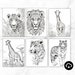 Wild Animal Coloring Pages, 30 Printable Wild Animal Coloring Pages for ...
