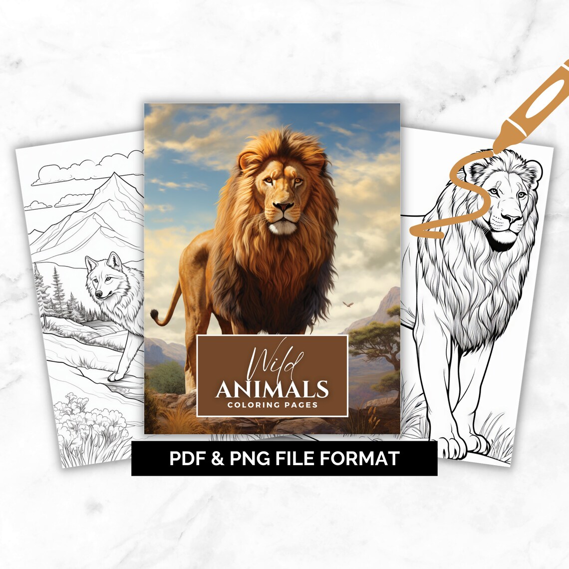 Wild Animal Coloring Pages, 30 Printable Wild Animal Coloring Pages for ...