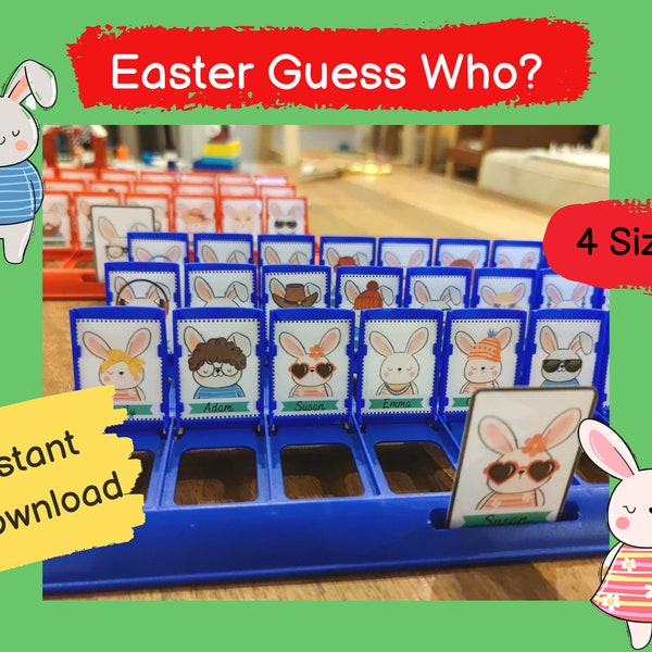 Guess Who Cards - Etsy