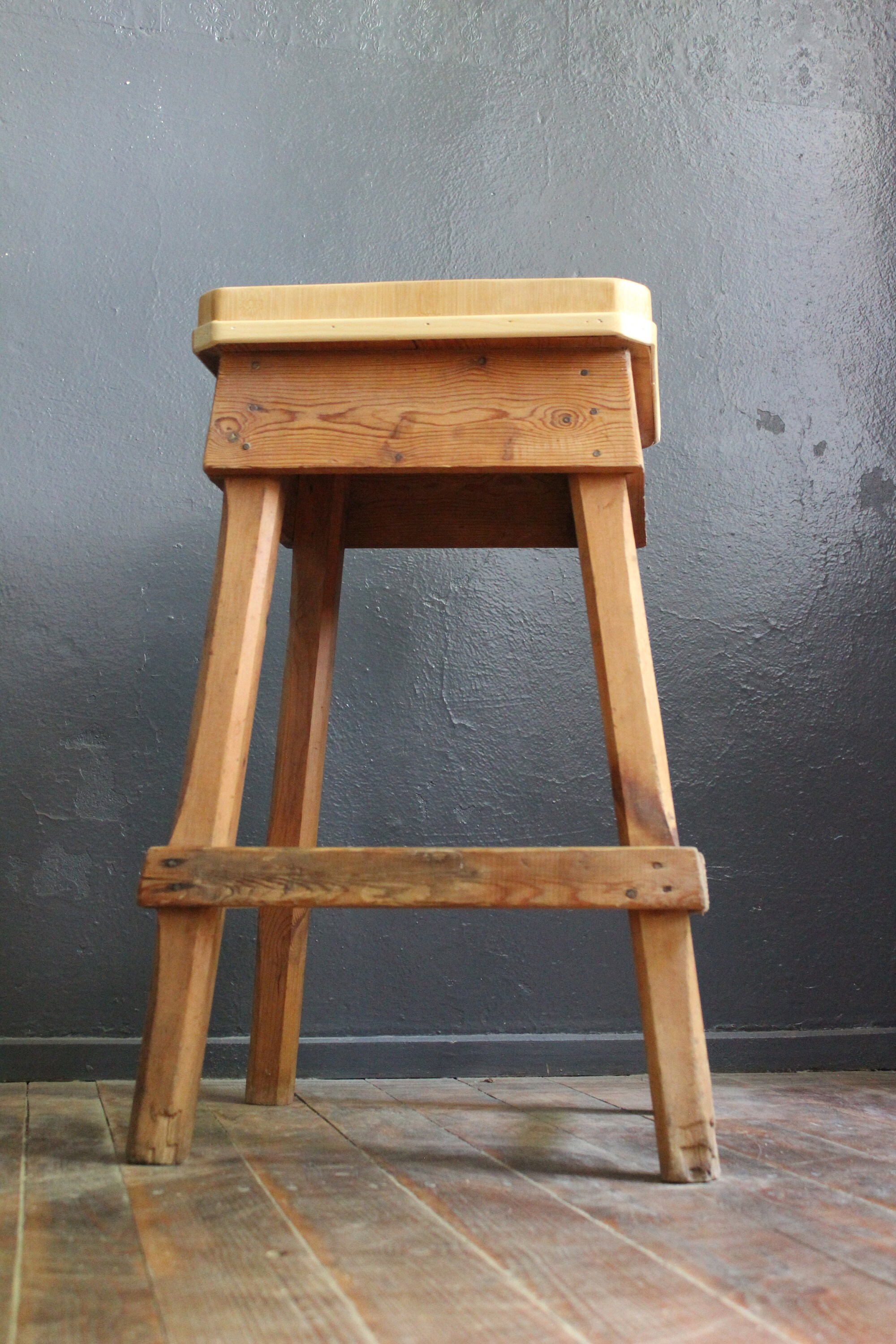 Rustic Butcher Block With New Bamboo Cutting Surface - Etsy