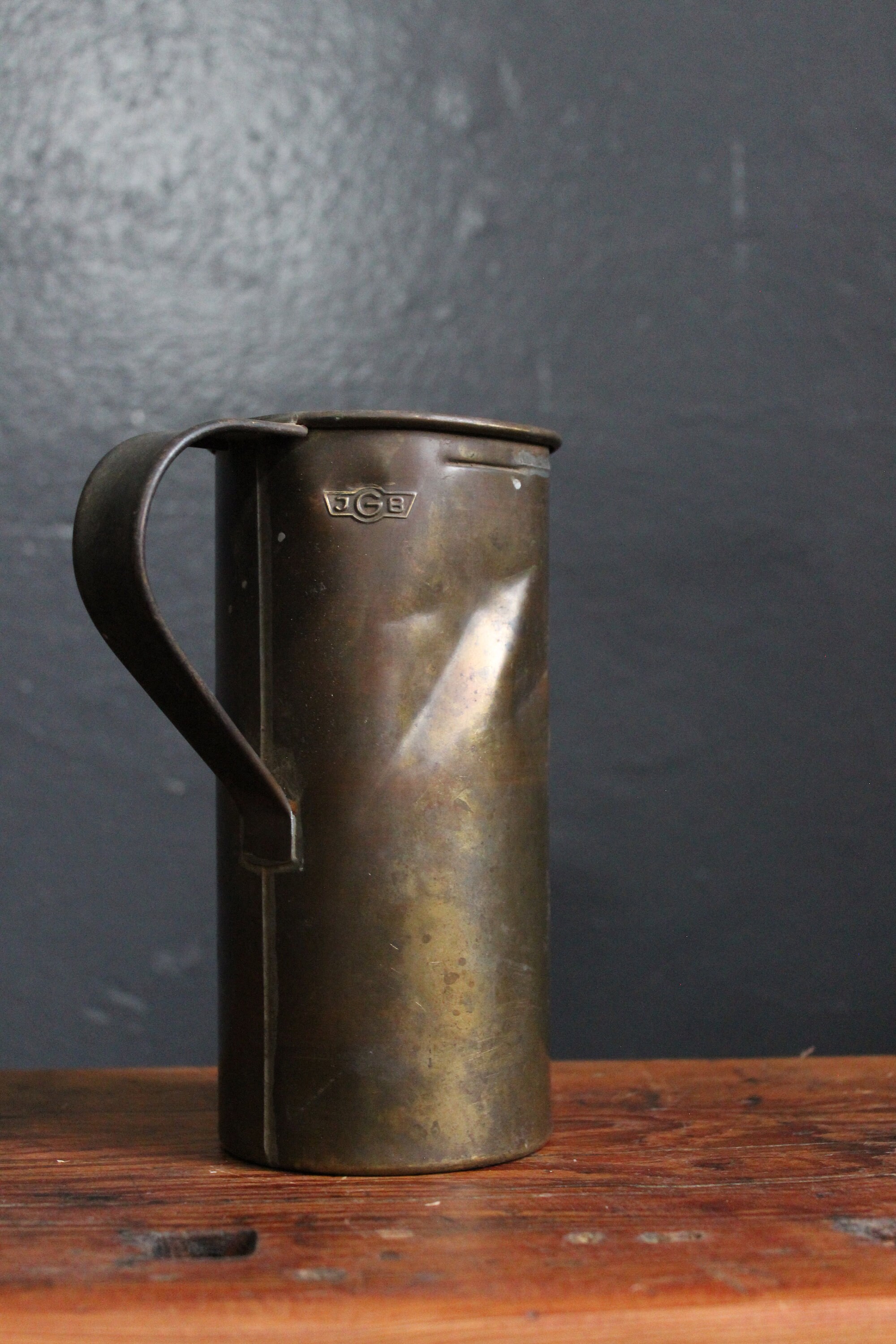 Antique Motor Oil Can 1L With Brass Handle With Embossed - Etsy