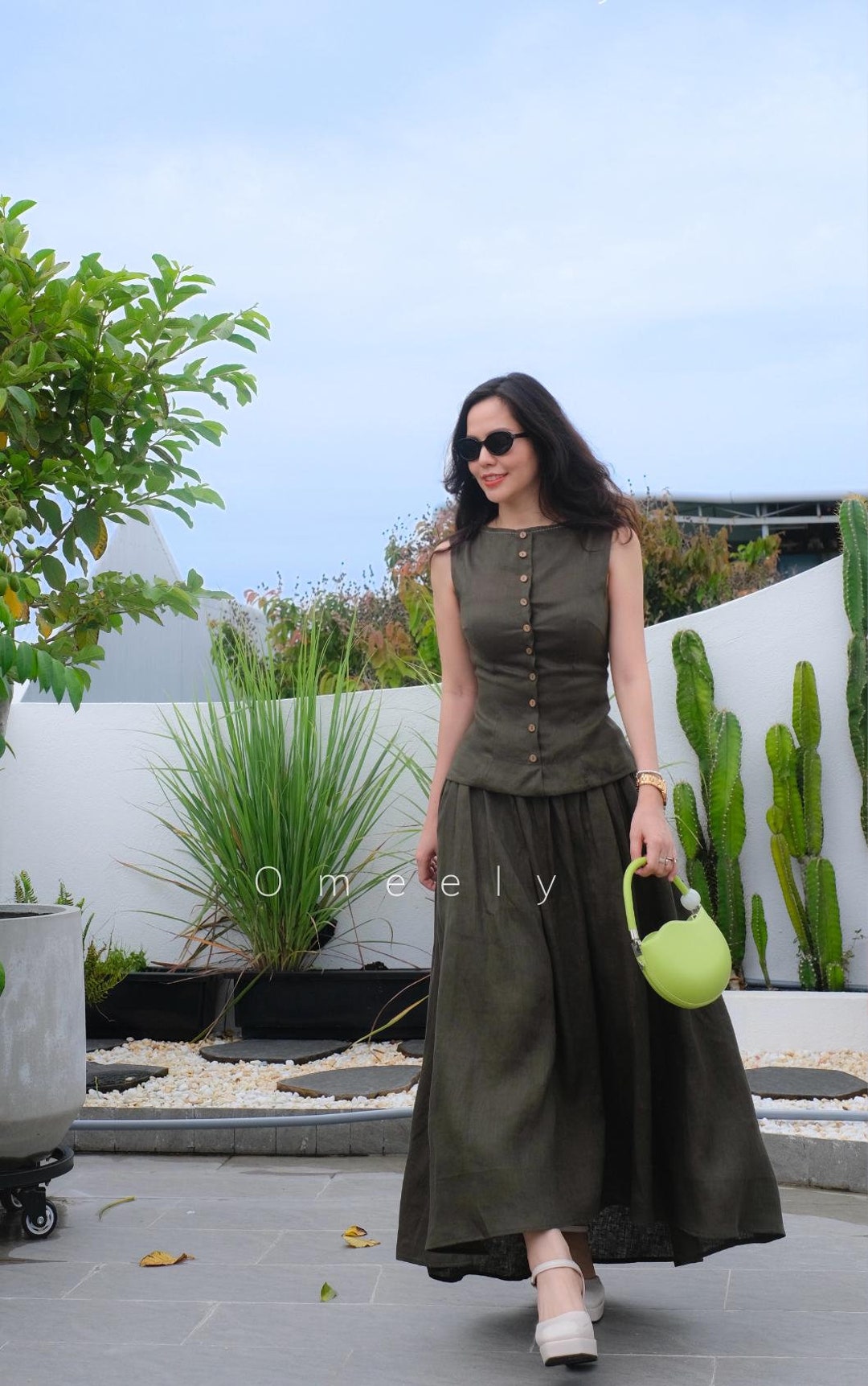 Sleeveless Linen Top Linen Vintage Blouse Cottagecore Linen Blouse for ...