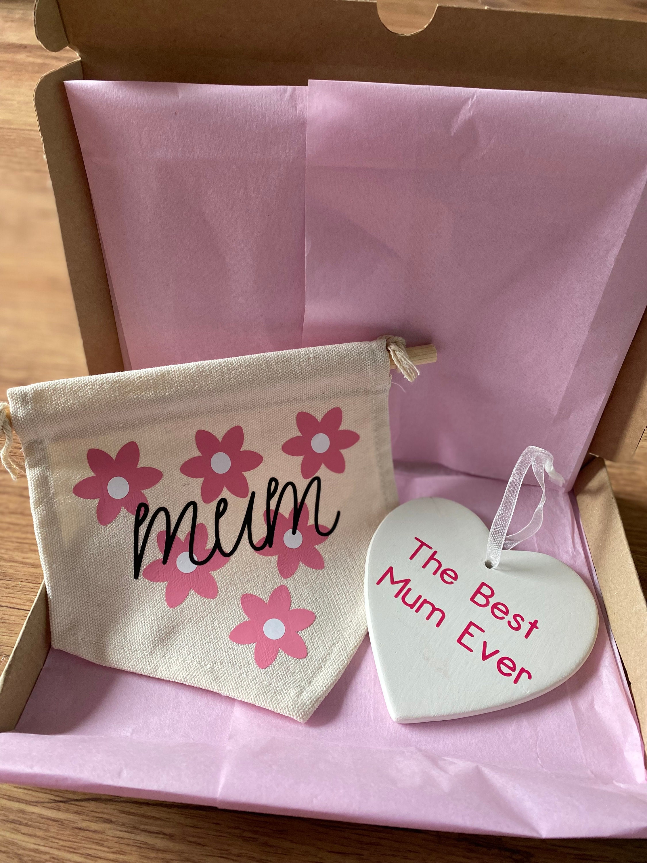 Mum Letter Box Gift Wall Hanging Decoration Letterbox Gift Flowers Mum ...