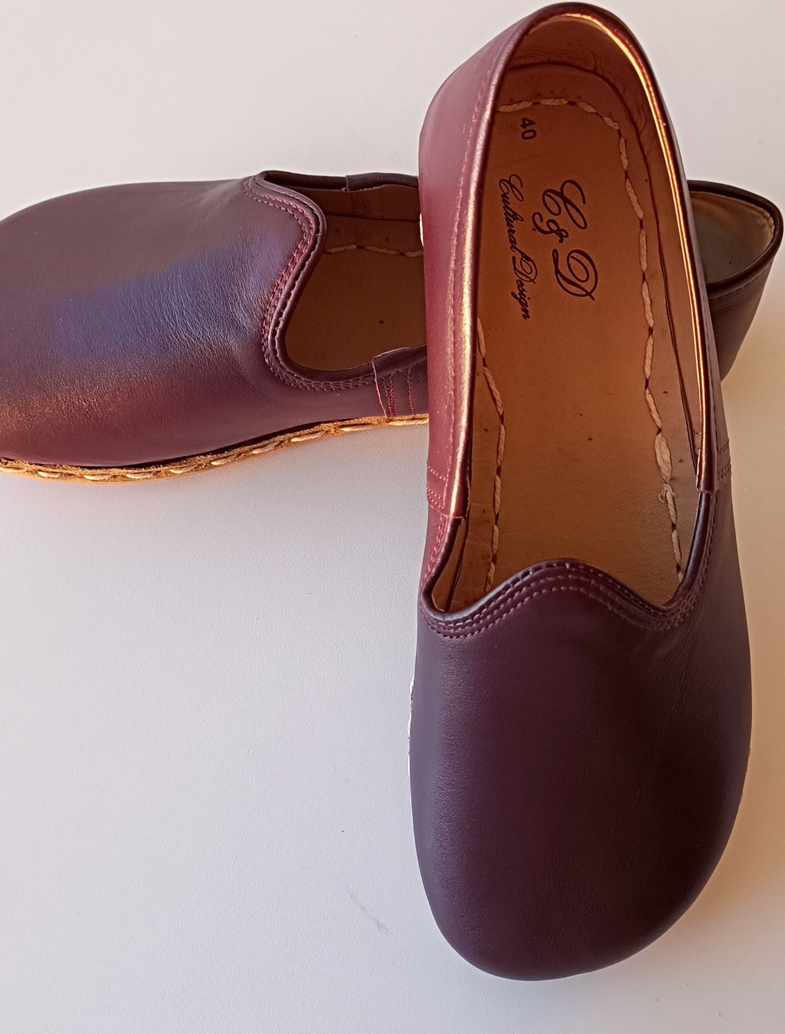 Handmade Barefoot Yemeni Shoes Wide Toe Box Shoes Genuine Leather Comfy ...