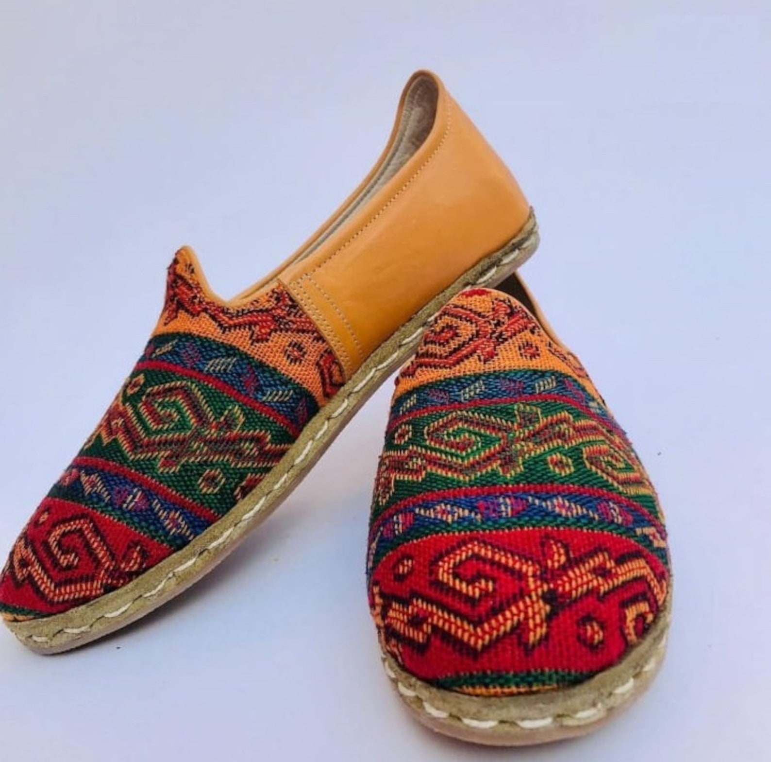Handmade Leather Yemeni Shoes | Genuine Leather Women Shoes | Genuine ...