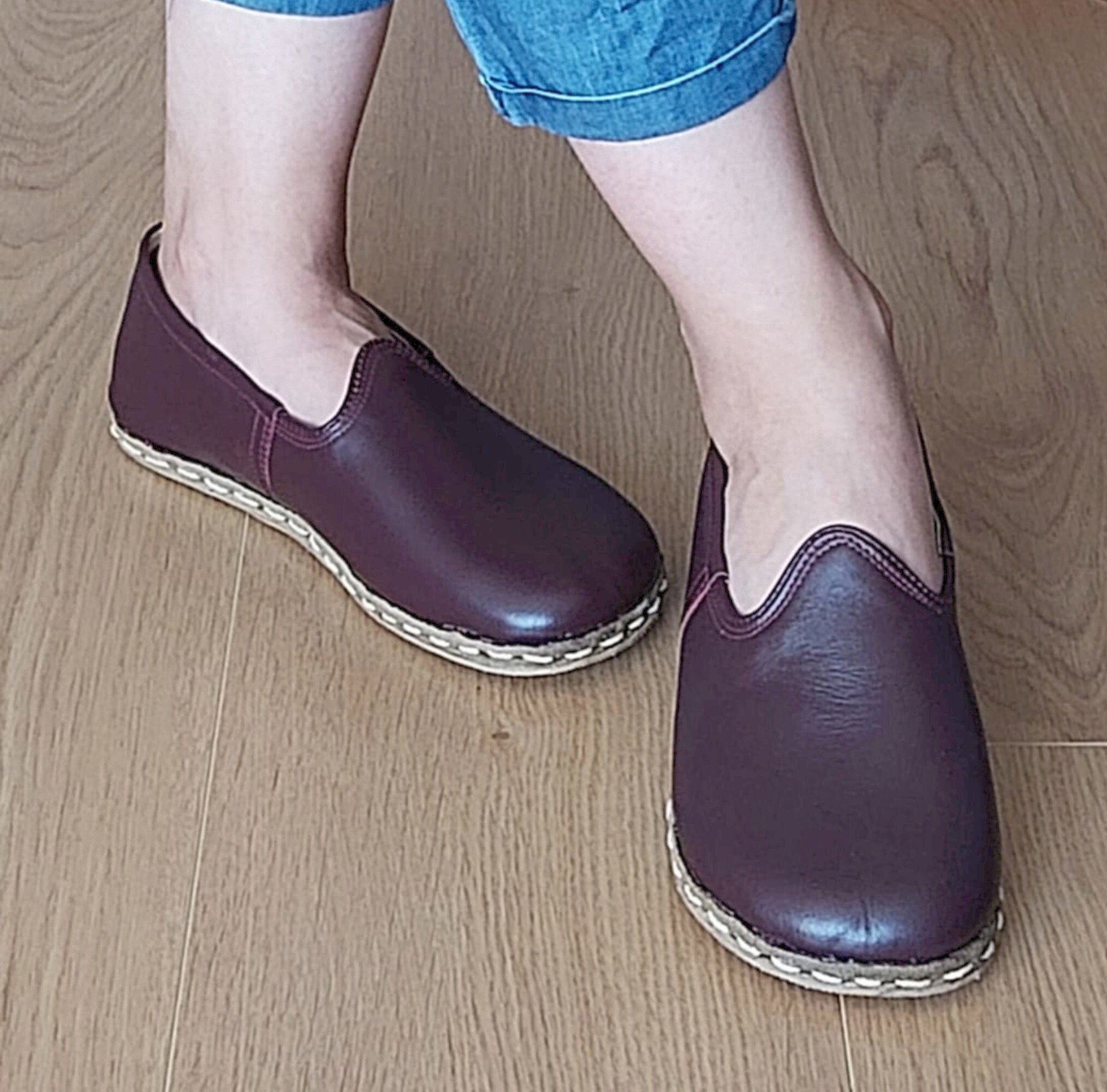 Handcraft Barefoot Yemeni Shoes | Wide Toe Box Shoes | Genuine Leather ...