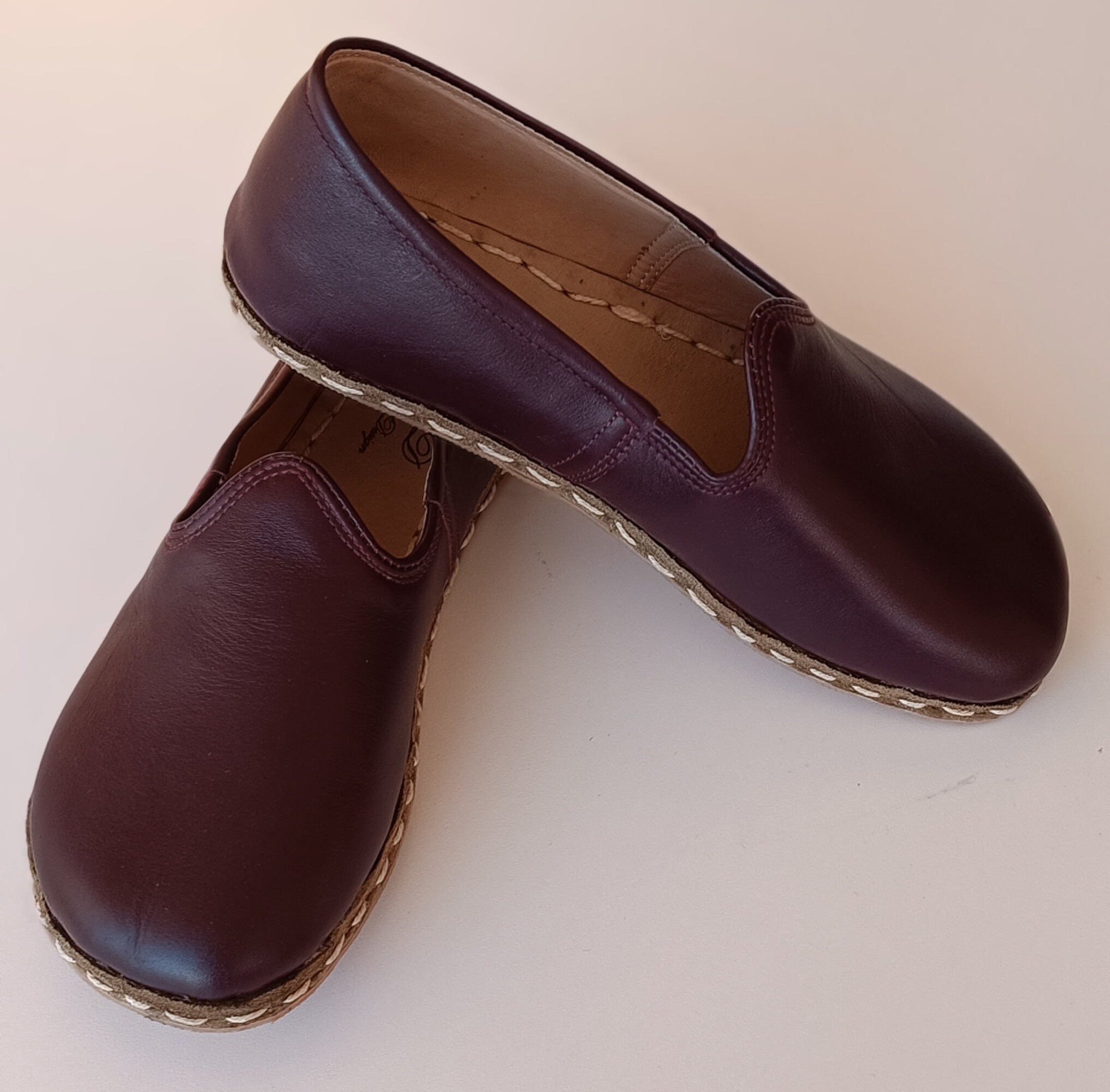 Handcraft Barefoot Yemeni Shoes | Wide Toe Box Shoes | Genuine Leather ...