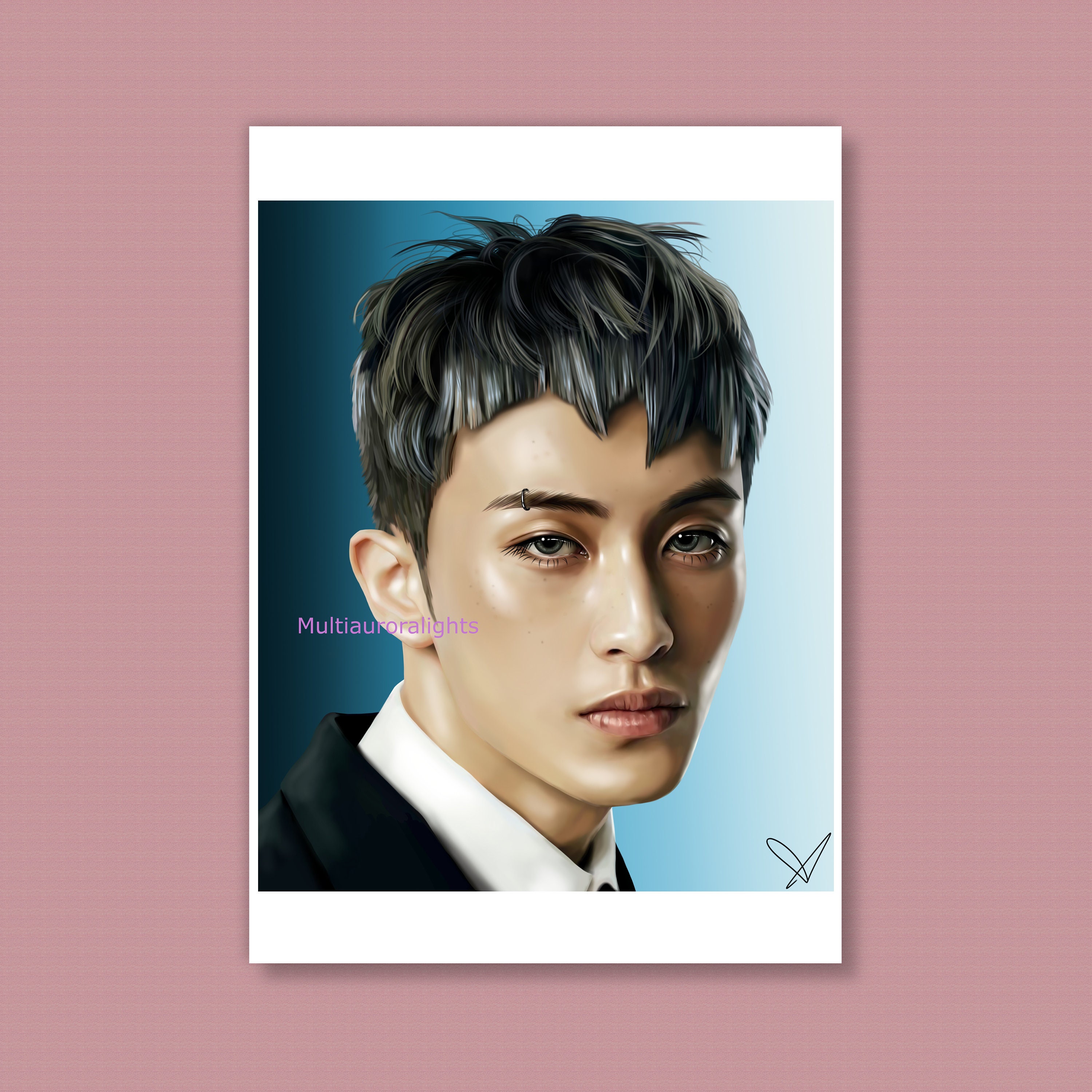 Mark Lee From NCT Original K-pop Fanart Print - Etsy