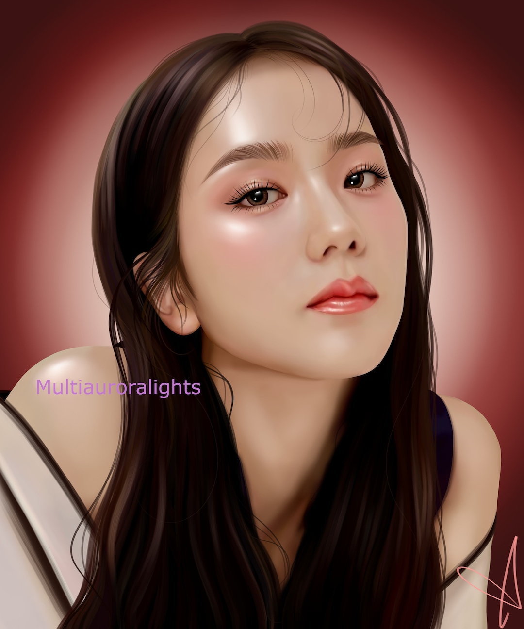 Jisoo, From Blackpink Original K-pop Fanart Print - Etsy