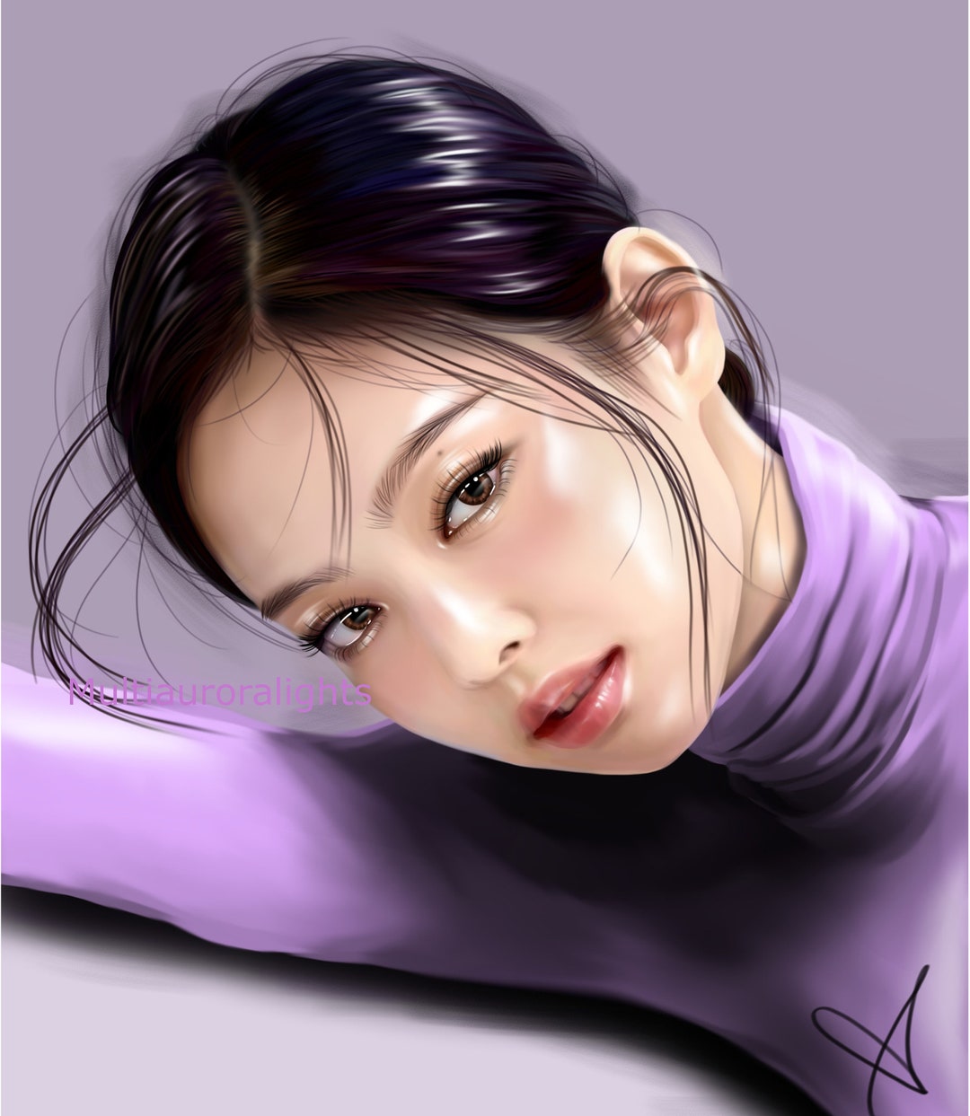 Jennie, From Blackpink Original K-pop Fanart Print - Etsy