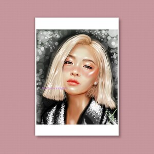 Ryujin, From ITZY Original K-pop Fanart Print - Etsy