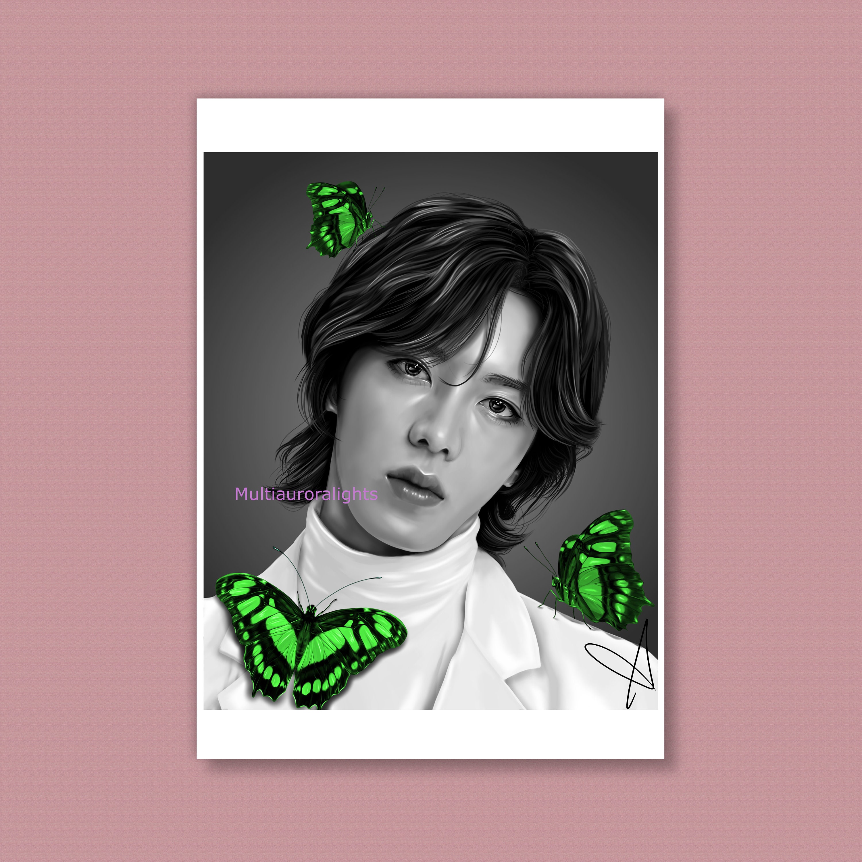 Yuta From NCT Original K-pop Fanart Print | Etsy