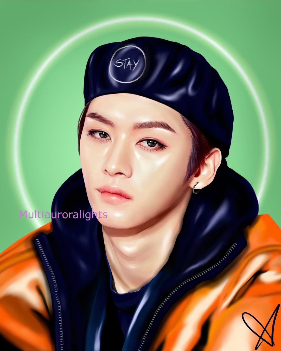 Lee Know, From Stray Kids Original K-pop Fanart Print Poster - Etsy