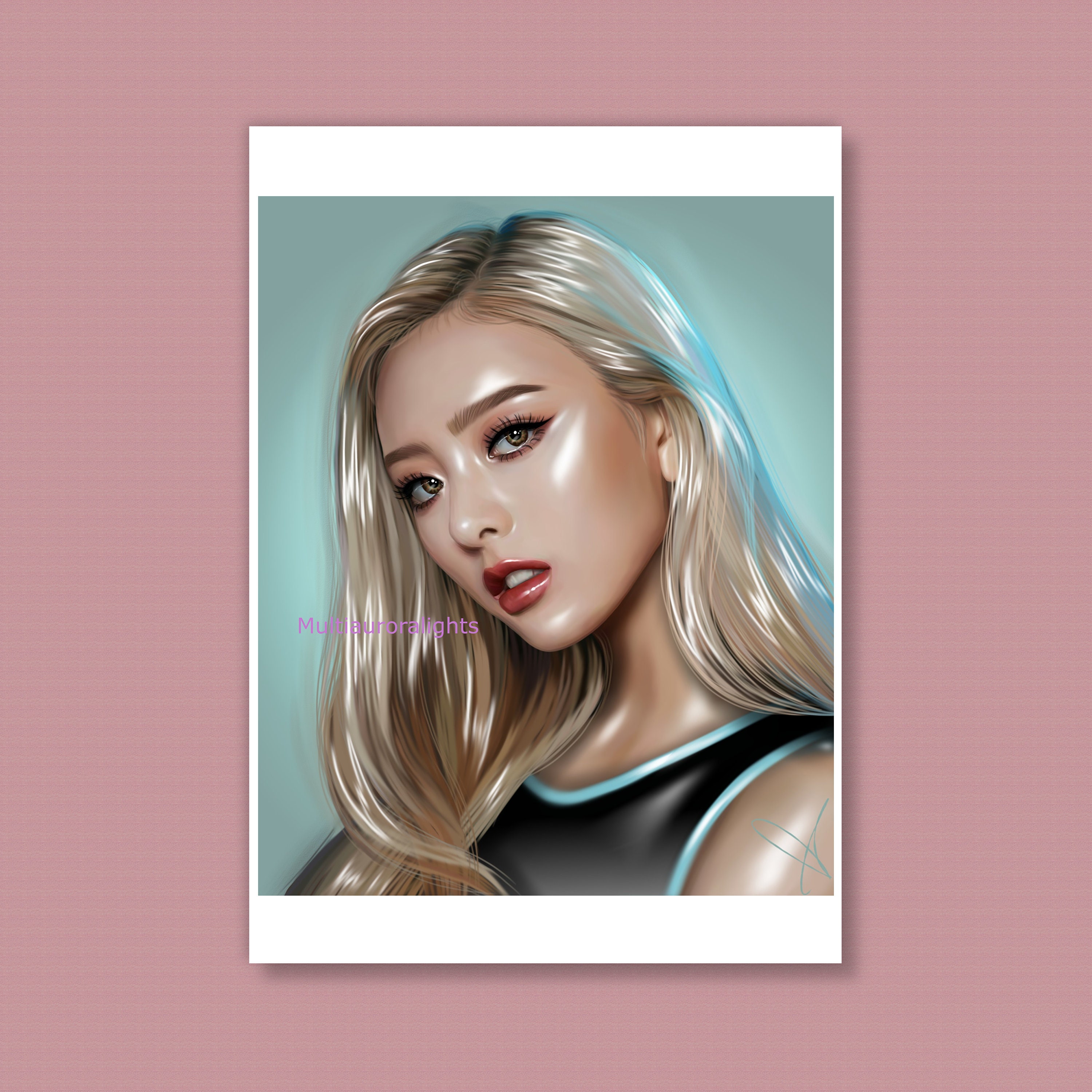 Yuna From ITZY K-pop Original Fanart Print - Etsy