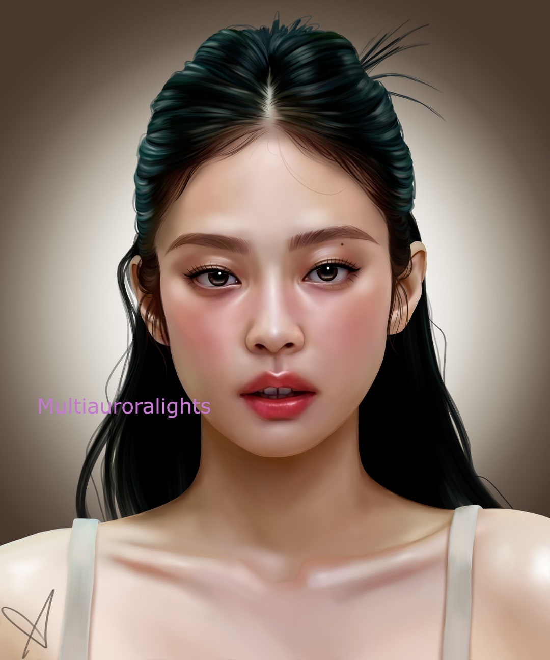 Jennie From Blackpink Original K-pop Fanart Print - Etsy