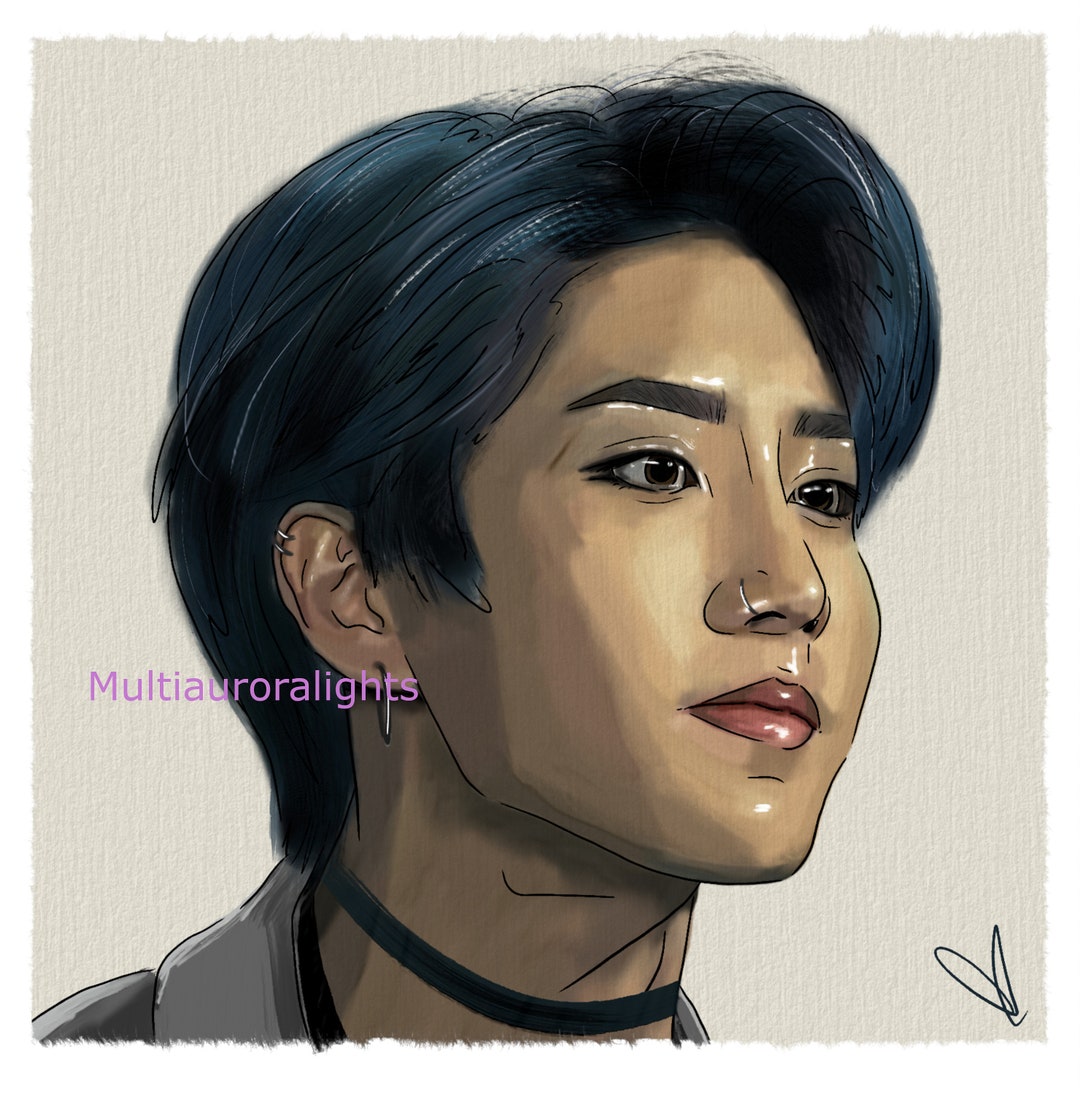 Han From Stray Kids Original K-pop Fanart Print - Etsy