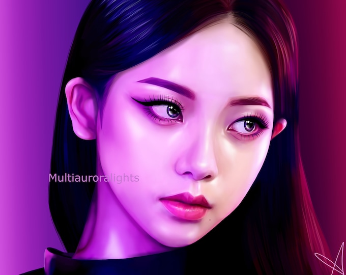 Karina, From Aespa Original K-pop Fanart Print - Etsy