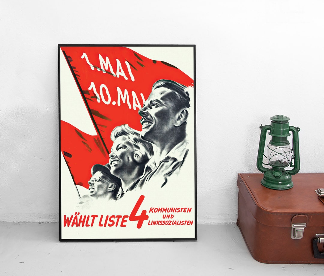 Election Poster Austria "may 1st/ May 10th: Vote for Communists and ...