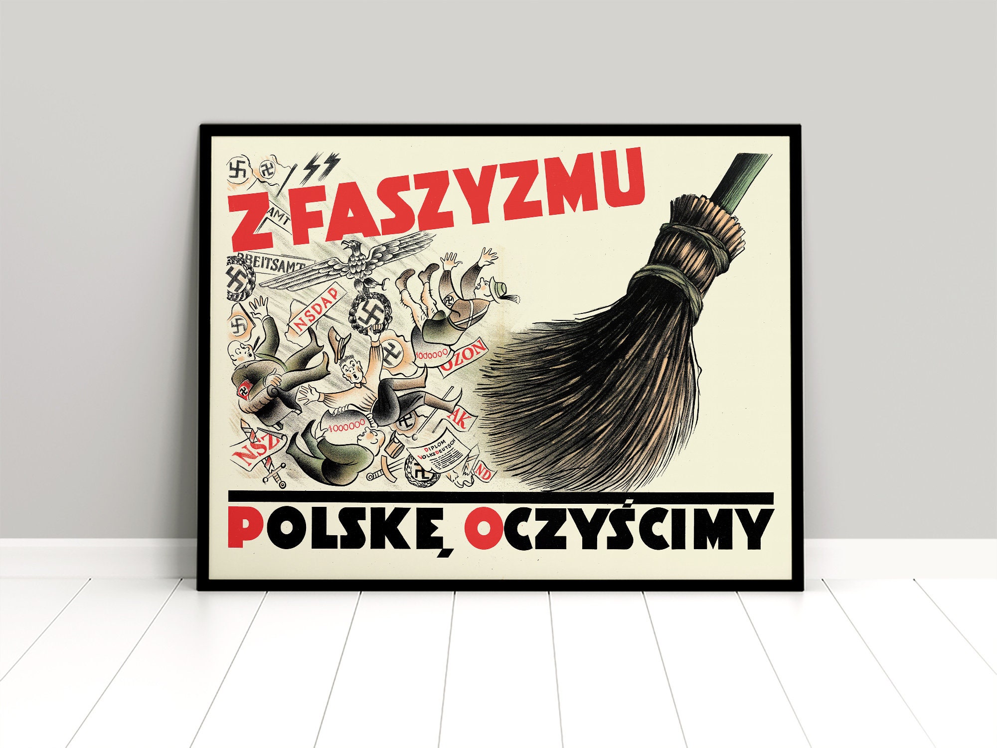 Poland Propaganda Posters World War Home Front War WWII Art - Etsy