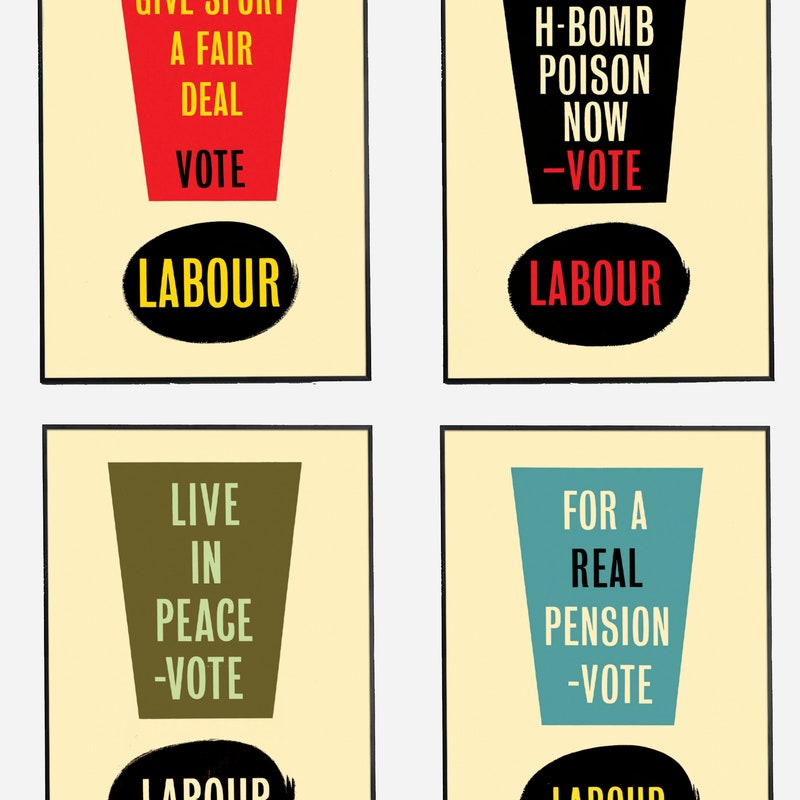 Uk Labour Party Poster - Etsy UK