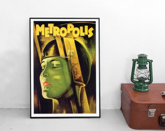 Metropolis 1927 Movie Poster - Etsy