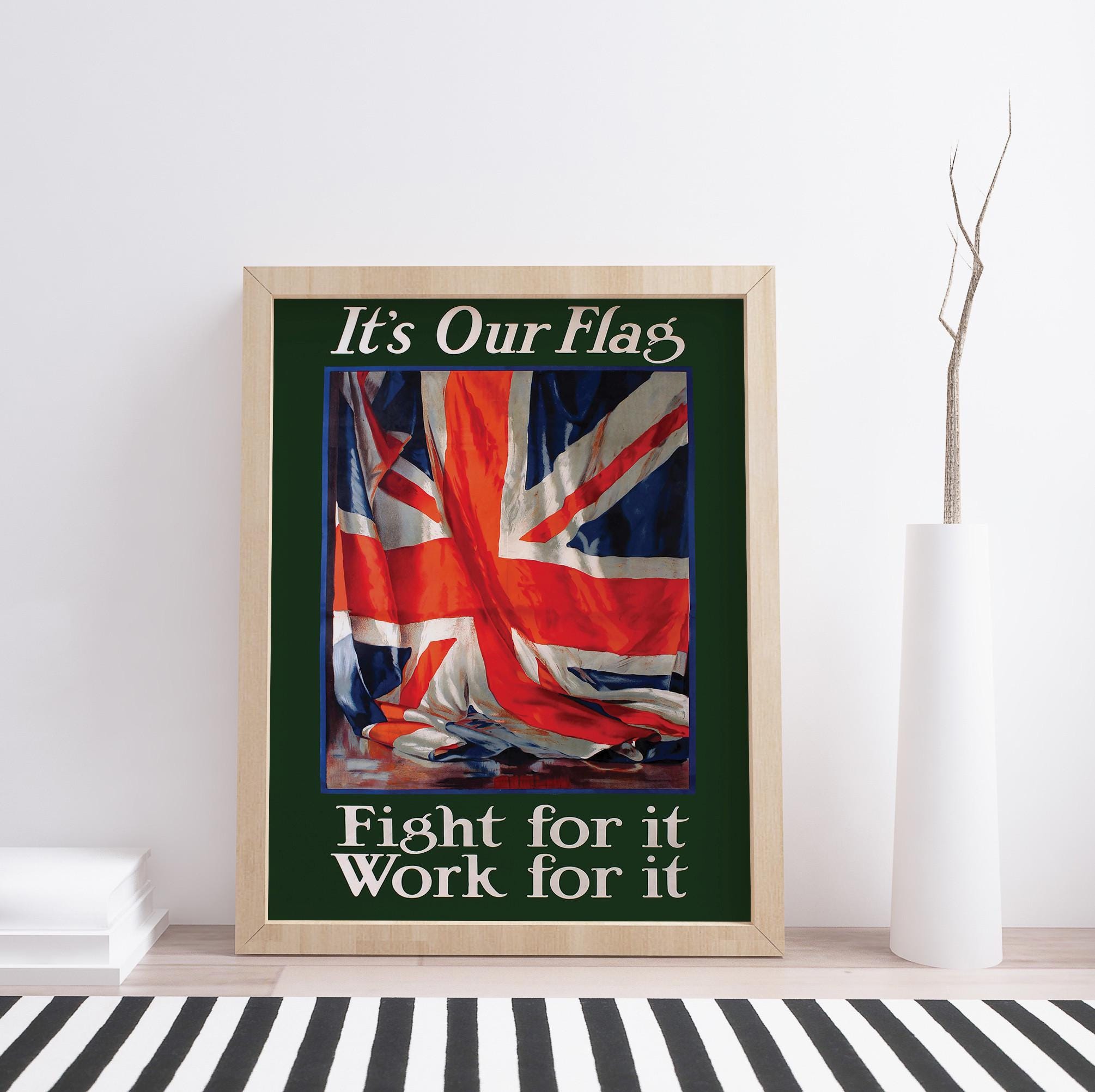 WWII British Patriotism Poster: 