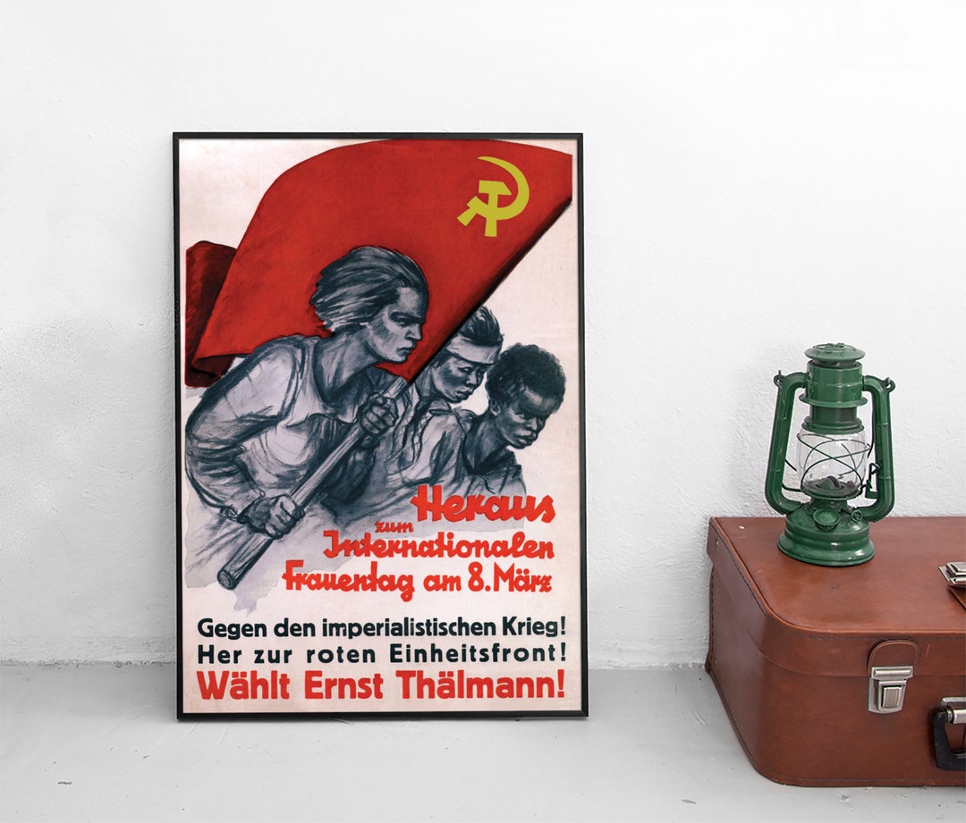 International Women's Day Poster: German KPD War Art Print - Etsy