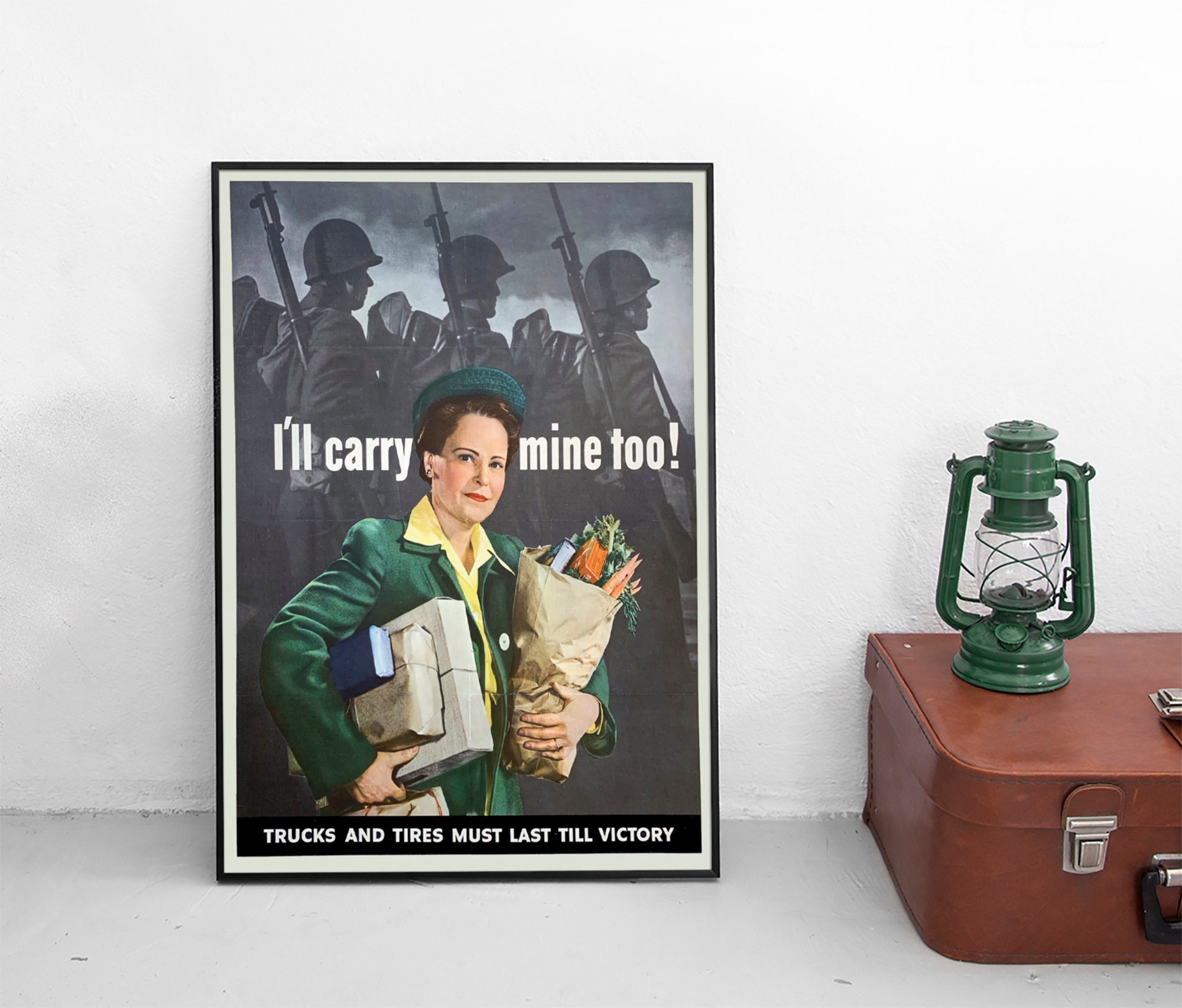 Propaganda Poster i'll Carry Mine Too. Trucks and - Etsy