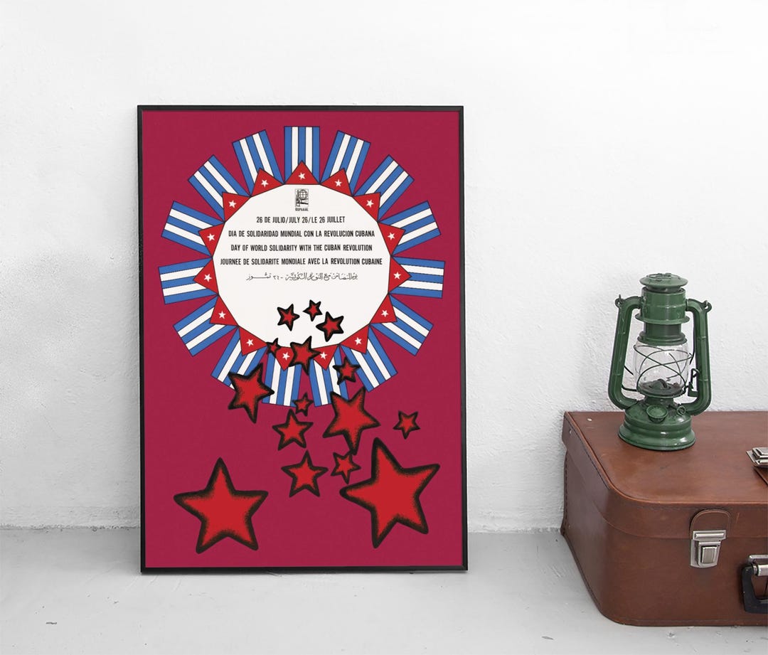OSPAAAL Poster "day of World Solidarity With the Cuban Revolution" - Etsy