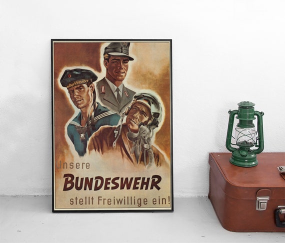 Propaganda Poster Western Germany we Are Recruiting | Etsy