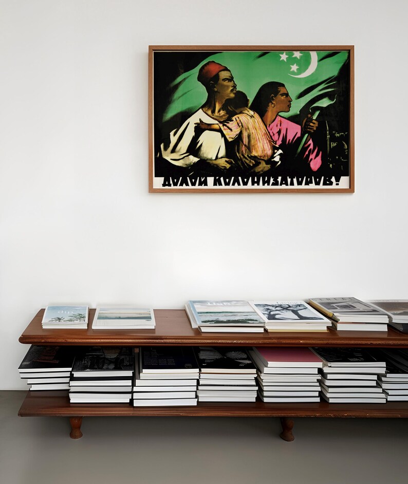 Soviet Propaganda Poster for Egypt "down With Colonialism" - Etsy Canada