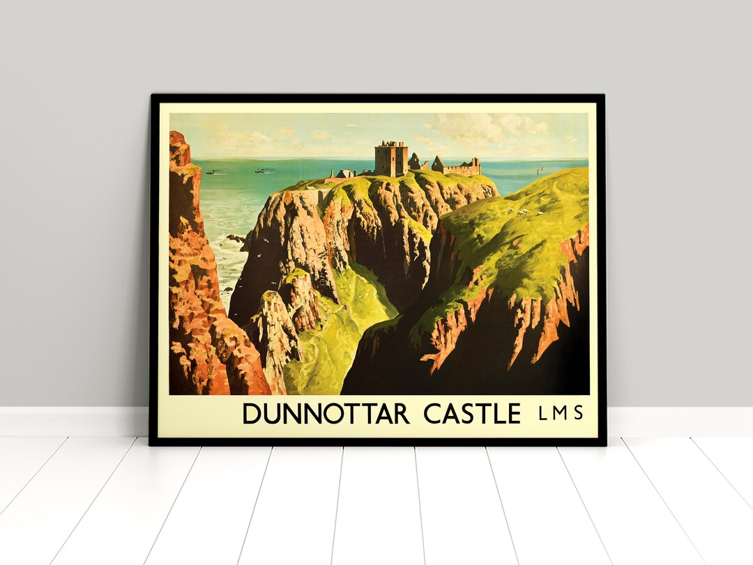 Poster Scotland Dunnottar Castle / Stonehaven / Fortress/ Print Home ...
