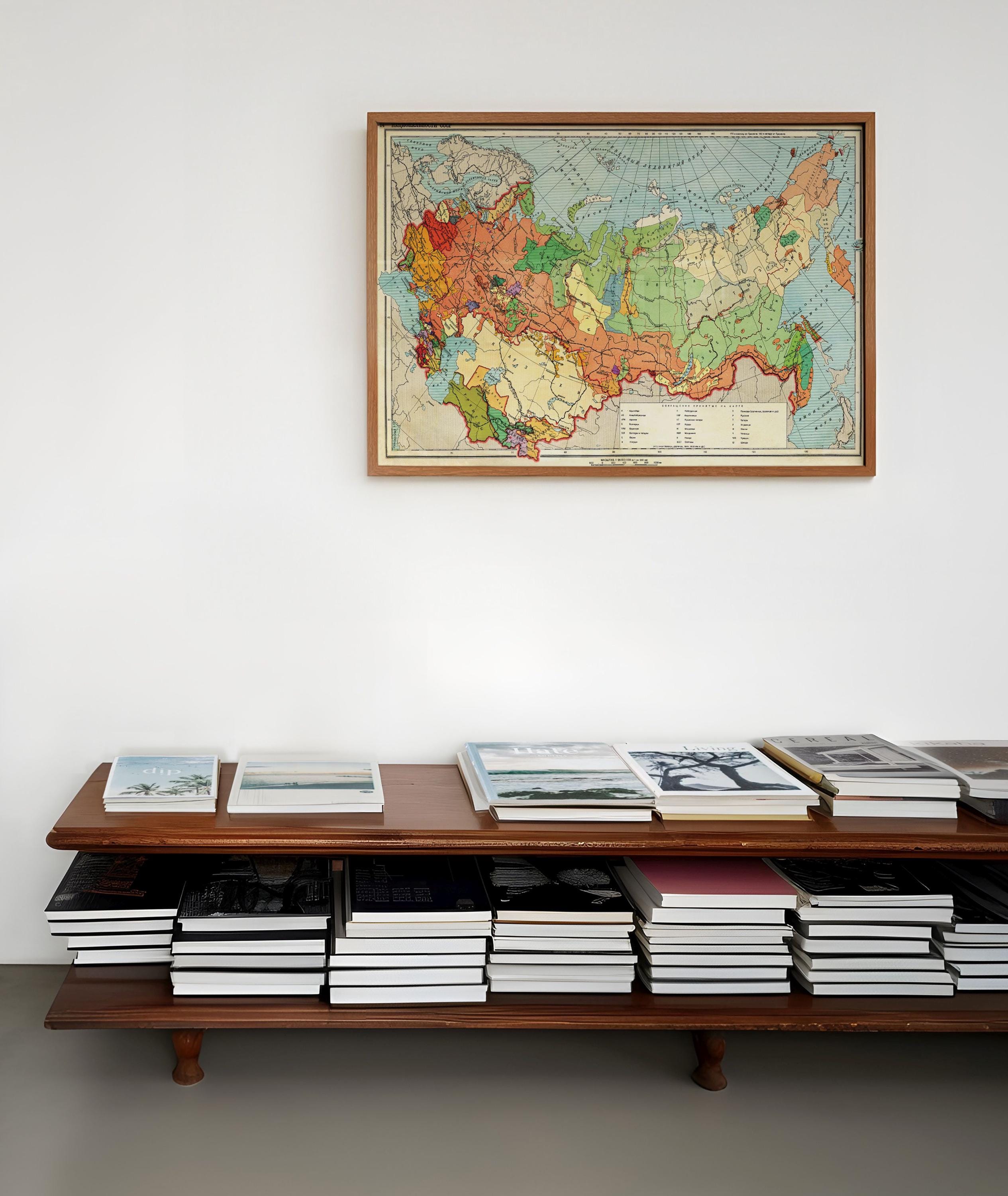 Soviet Union Ethnic Groups Map, Vintage History Poster - Etsy