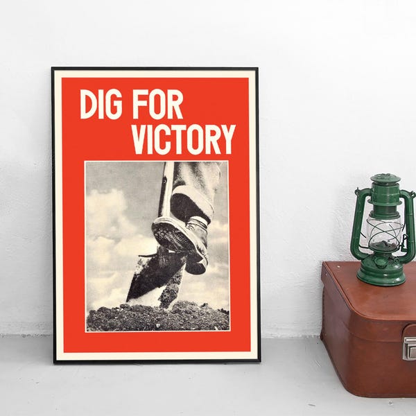 Dig for Victory Poster - Etsy UK