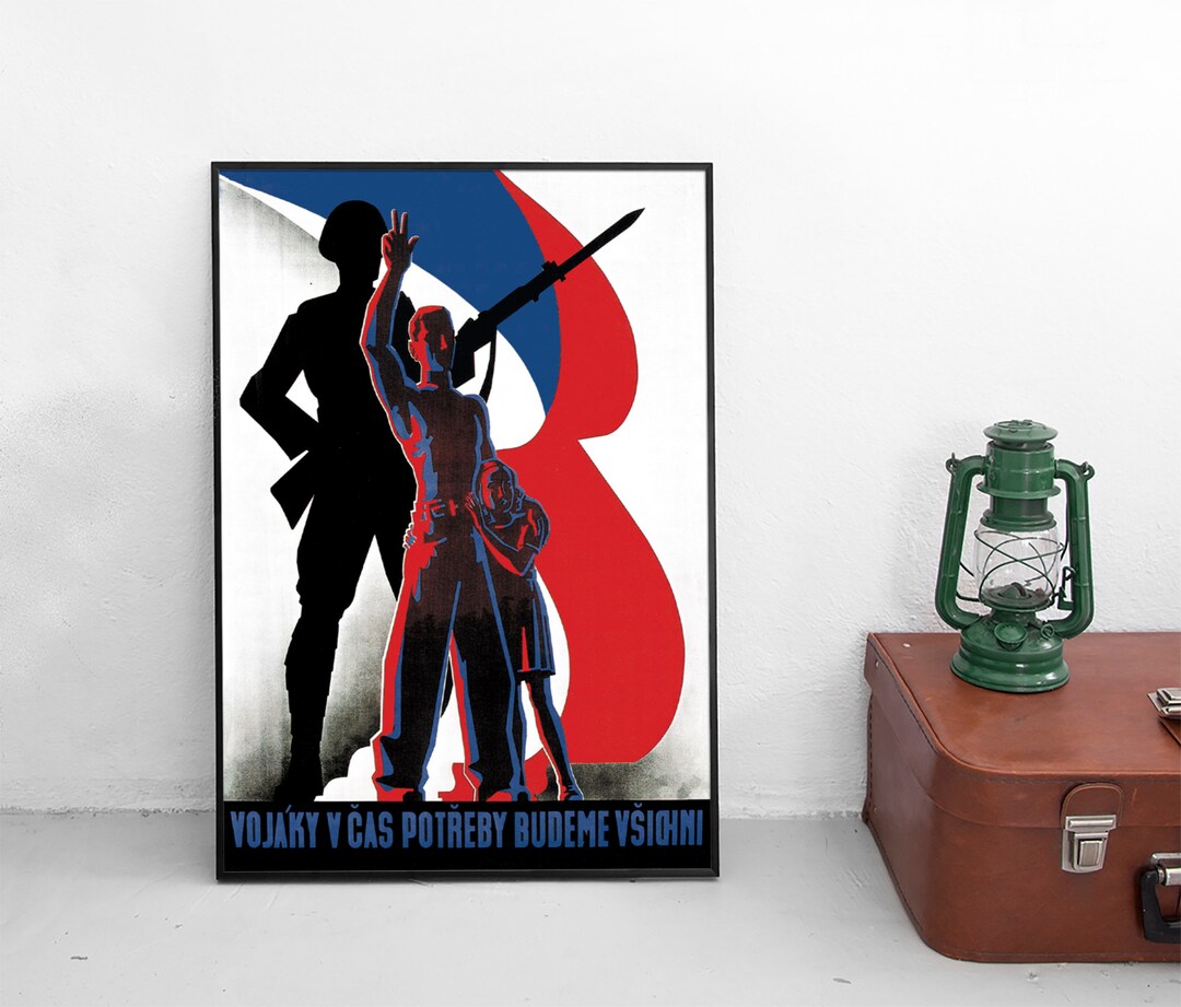 WWII Propaganda Poster "czechoslovaks - We Will Have Soldiers in Time ...