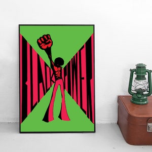 1970s Poster -black Power- Decolonisation Art Wall Print Home Decor ...