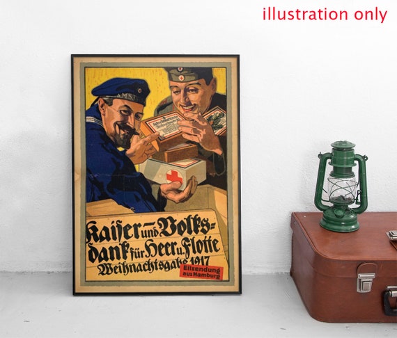 Imperial German WWI Propaganda Poster christmas Gifts for | Etsy