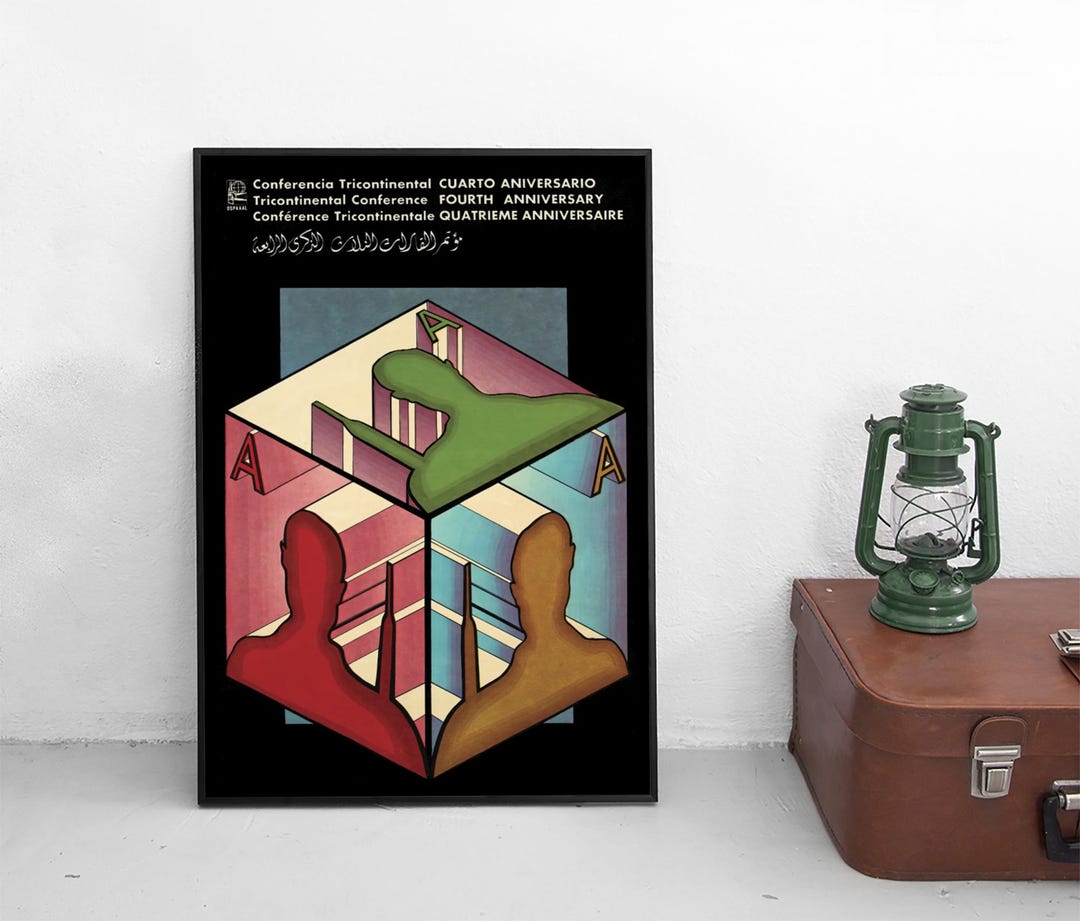 OSPAAAL Poster "tricontinental Conference: Fourth Anniversary" - Etsy