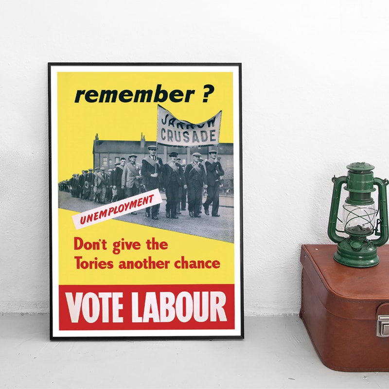 Uk Labour Party Poster - Etsy UK
