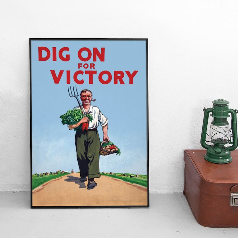Dig for Victory Poster - Etsy UK