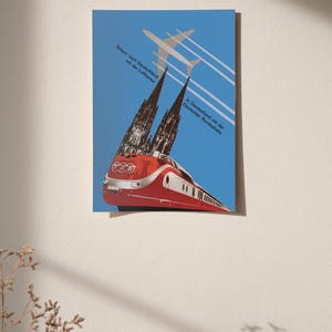 Poster German Railways TEE -to Germany With Lufthansa, Within Germany ...