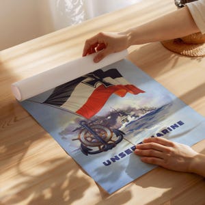 Imperial German WWI Poster "our Navy" First World War Propaganda War ...